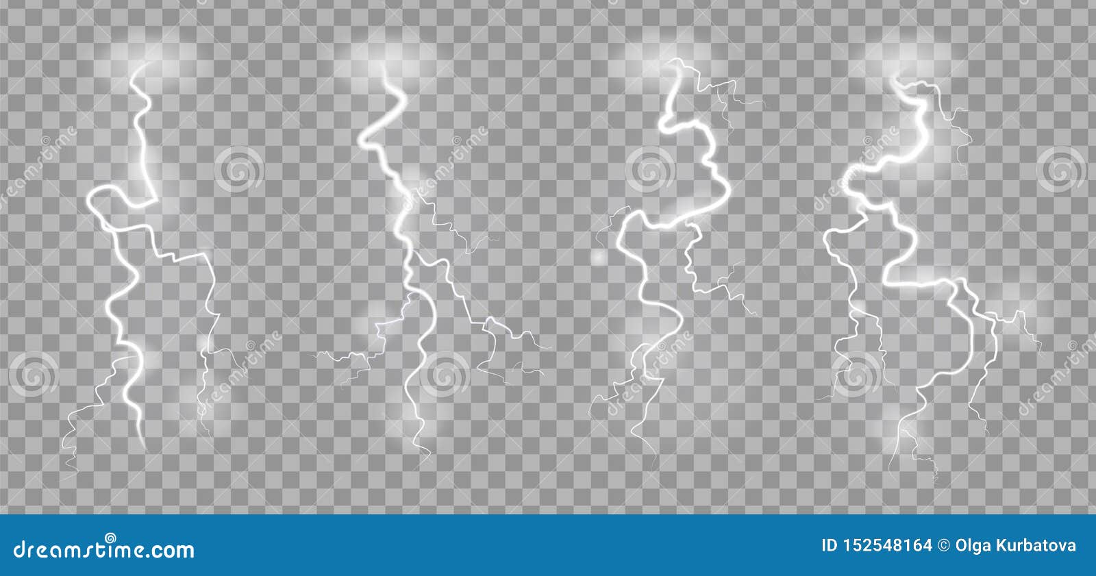 Power Effects. Cartoon Flashes From Explosions And Magic Spells ...