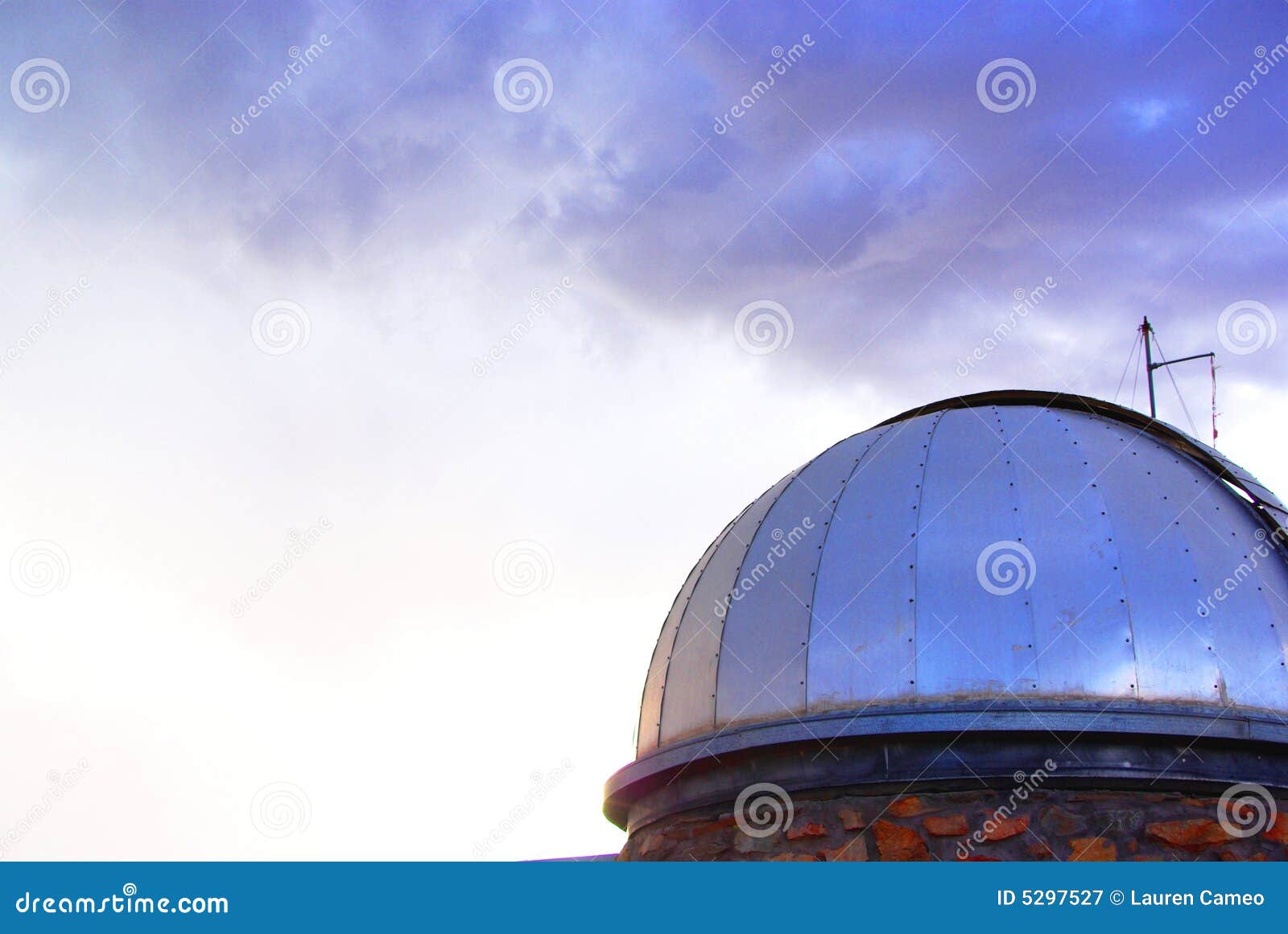 Storm & Observatory stock image. Image of danger, observatory - 5297527