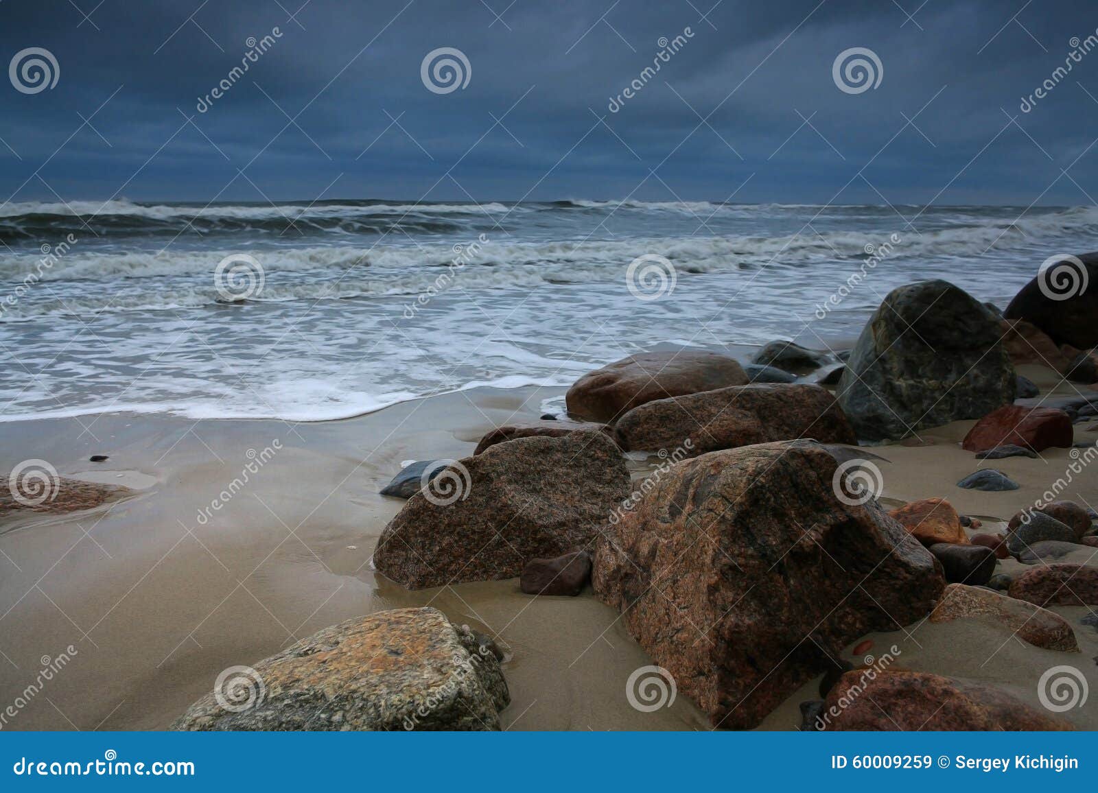 Storm on ocean coast stock image. Image of coast, coastline - 60009259