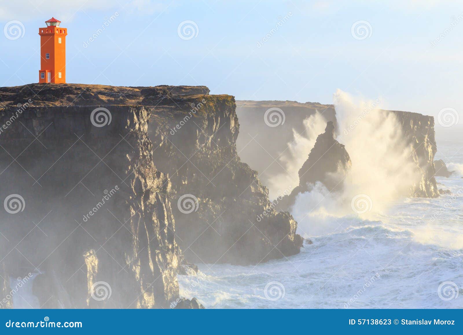 Storm Off the Coast of Iceland Stock Image - Image of power, natural ...