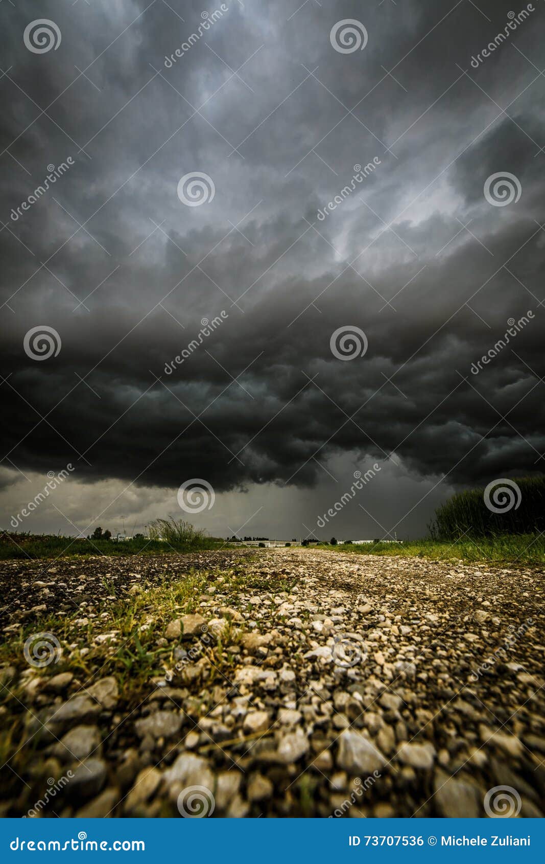 Storm over the fields stock photo. Image of cloudscape - 73707536