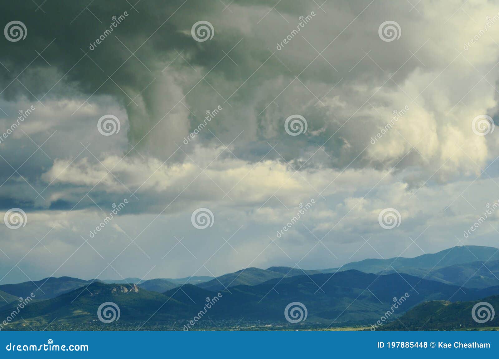 Storm over mountains stock photo. Image of weather, white - 197885448