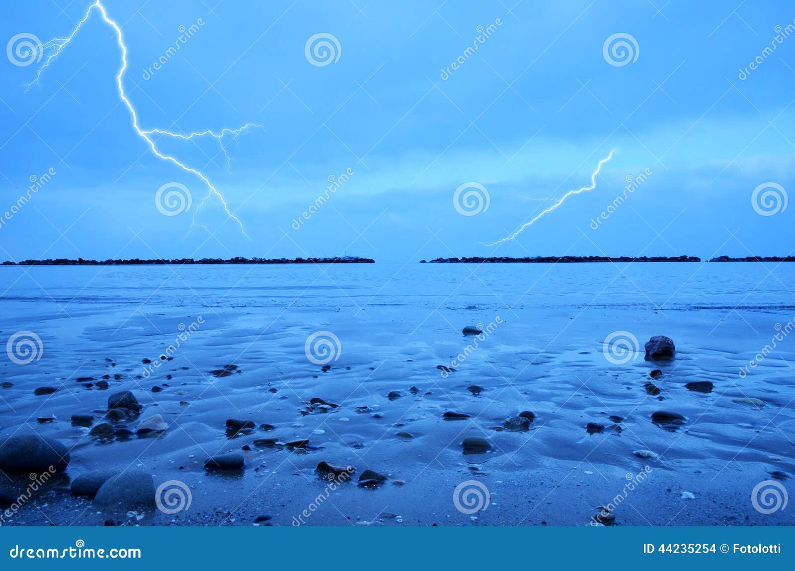 Storm over the sea stock photo. Image of danger, isolated - 44235254