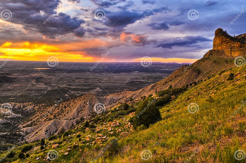 Storm over the Valley stock photo. Image of cloud, nature - 21043340
