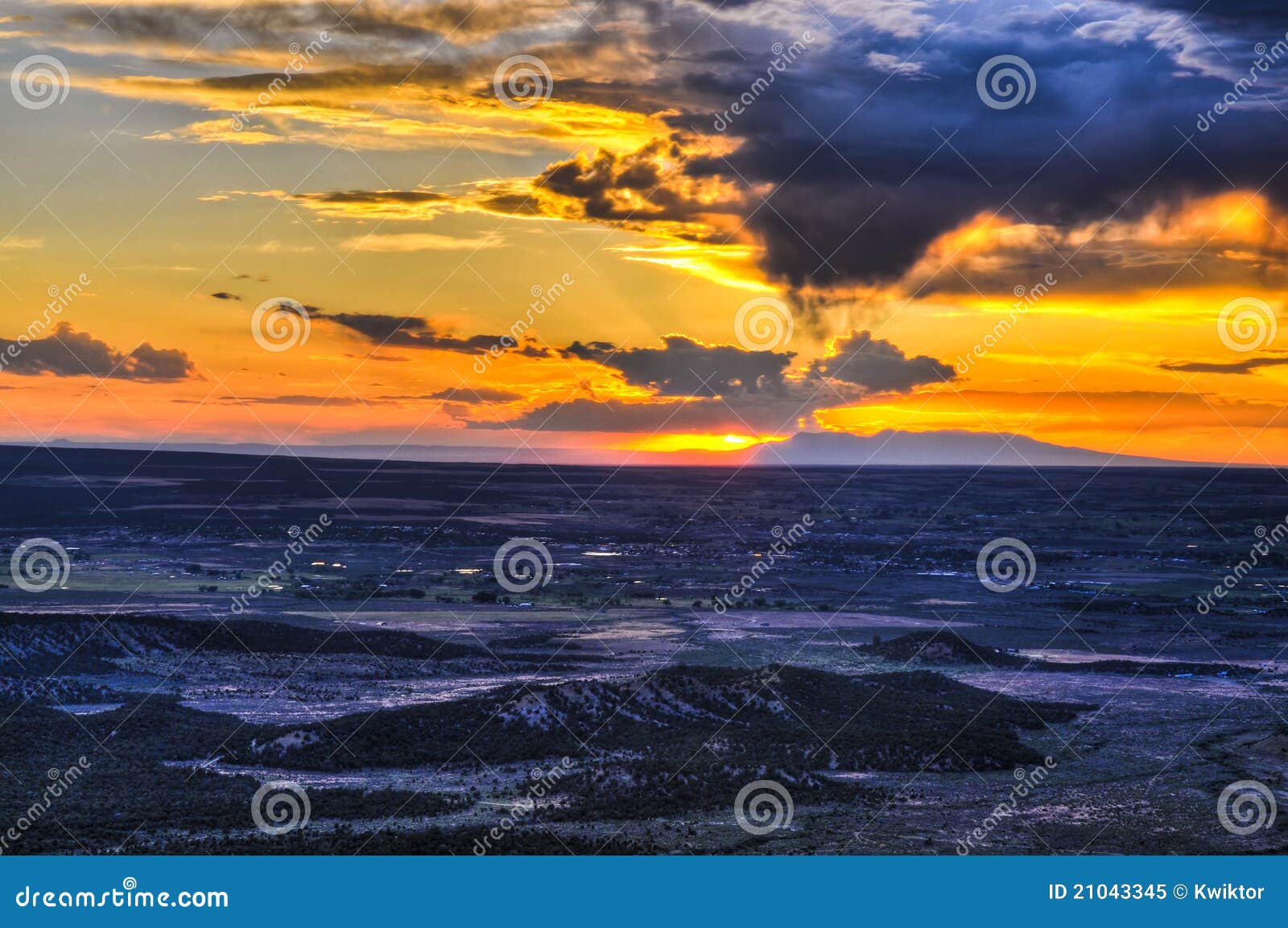 Storm over the Valley stock image. Image of nature, natural - 21043345