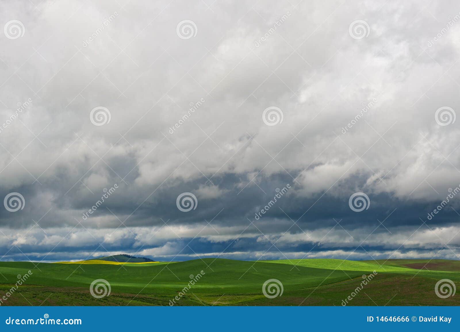 Storm in the Palouse stock photo. Image of grey, palouse - 14646666