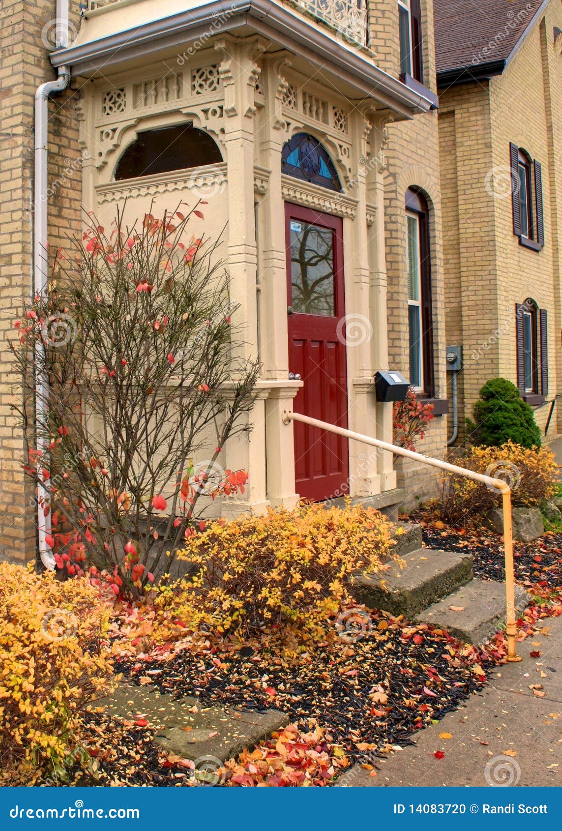 Storm Porch stock photo. Image of canada, leaves, entrance - 14083720