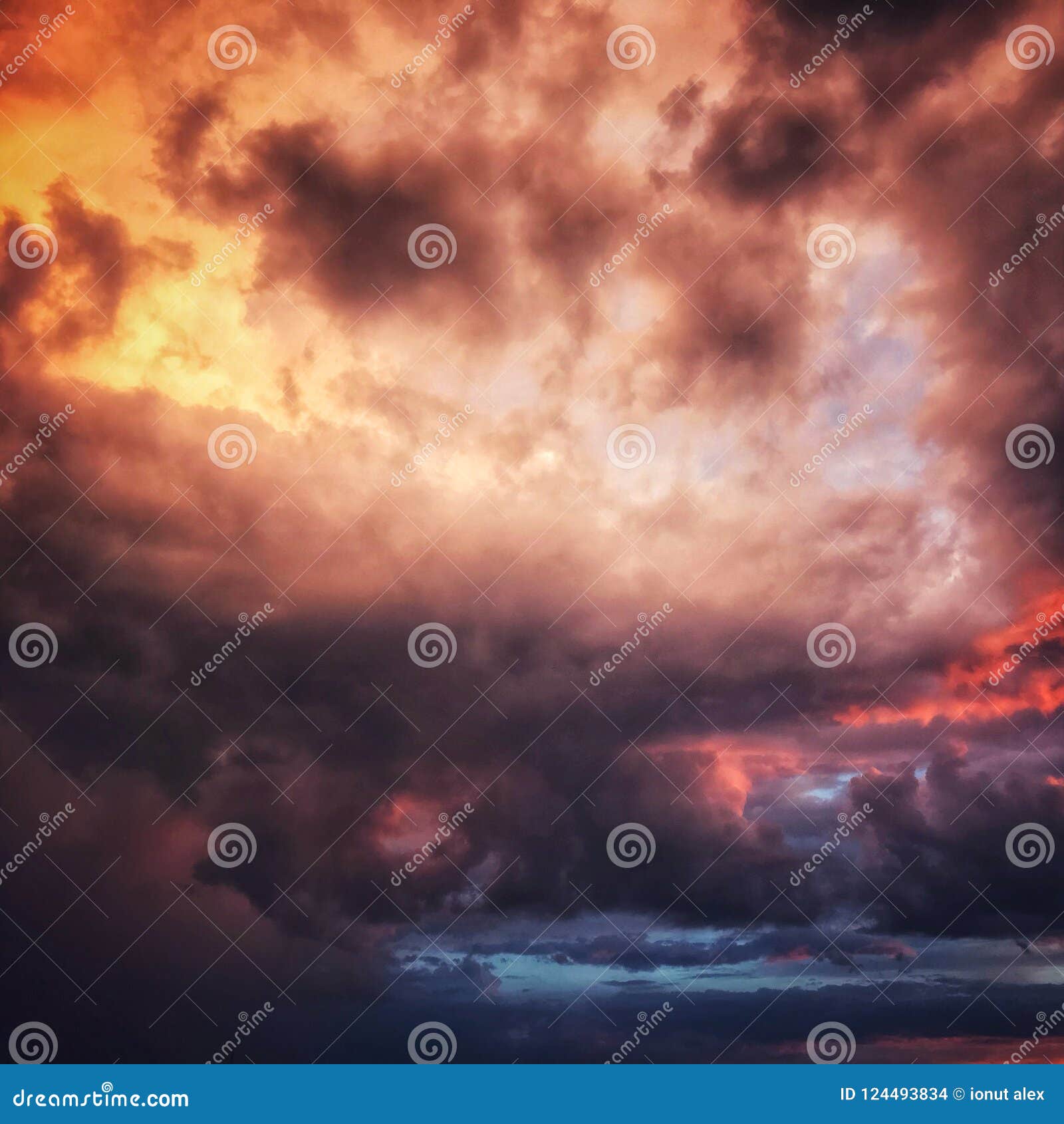 True clouds in the summmer stock photo. Image of wind - 124493834