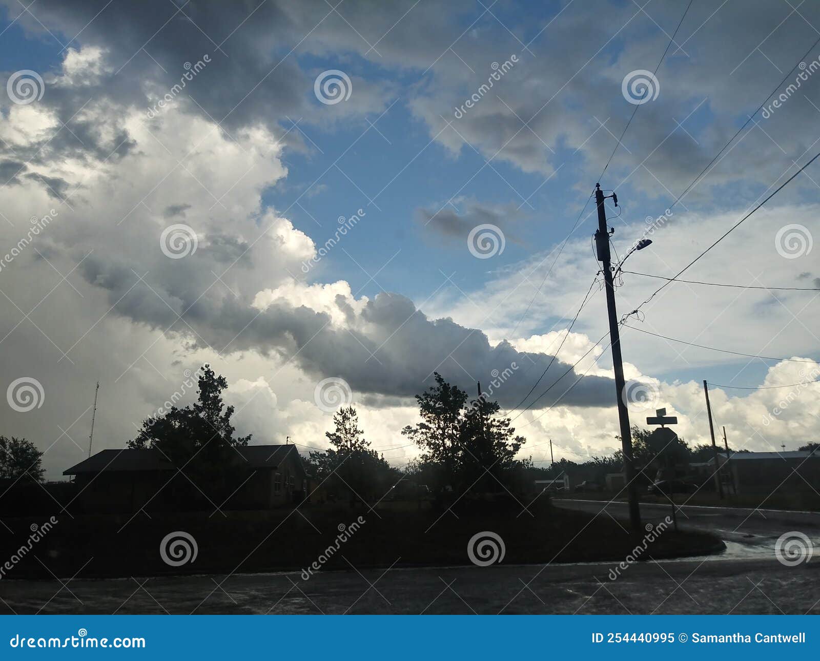 Storm rolling in stock image. Image of nature, sunlight - 254440995
