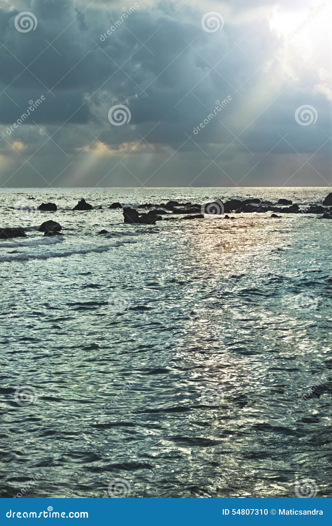 Storm in the sea stock photo. Image of ocean, nature - 54807310