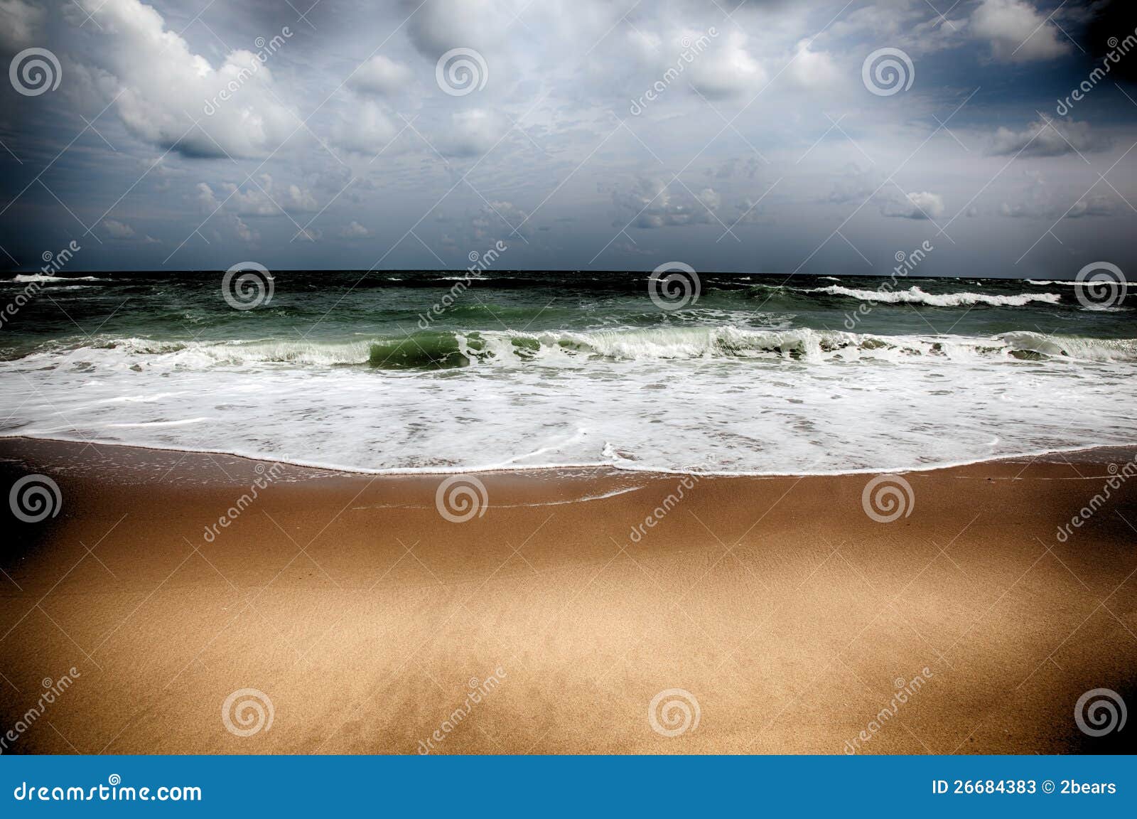 Storm on the Sea after a Rain Stock Image - Image of meteorology ...