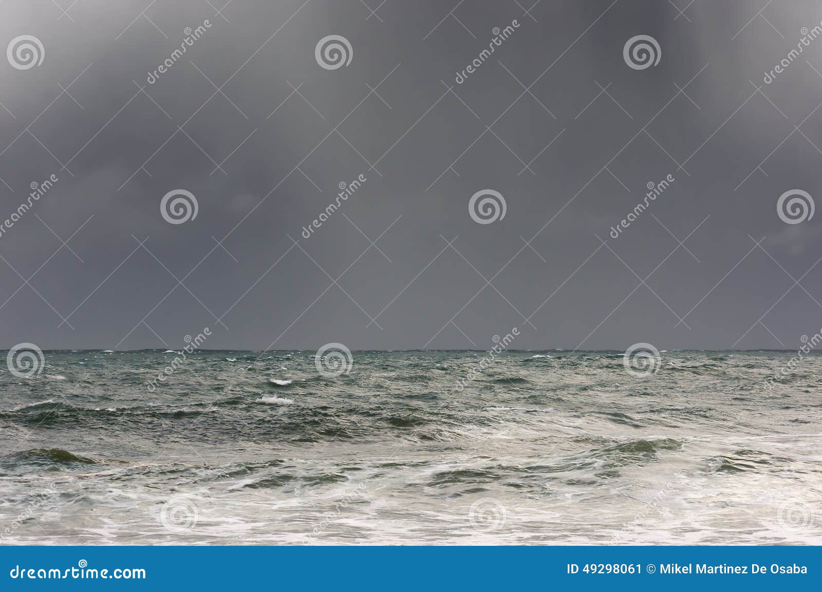 Storm on the sea stock image. Image of water, cloud, landscape - 49298061
