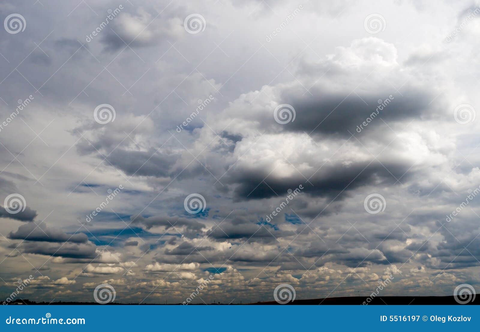 Storm sky stock image. Image of landscape, nature, rain - 5516197