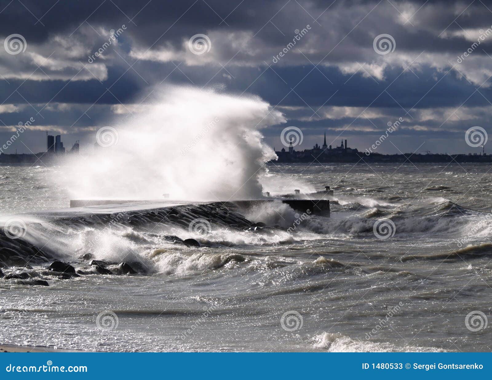 Storm And Strong Wind Stock Photos - Image: 1480533