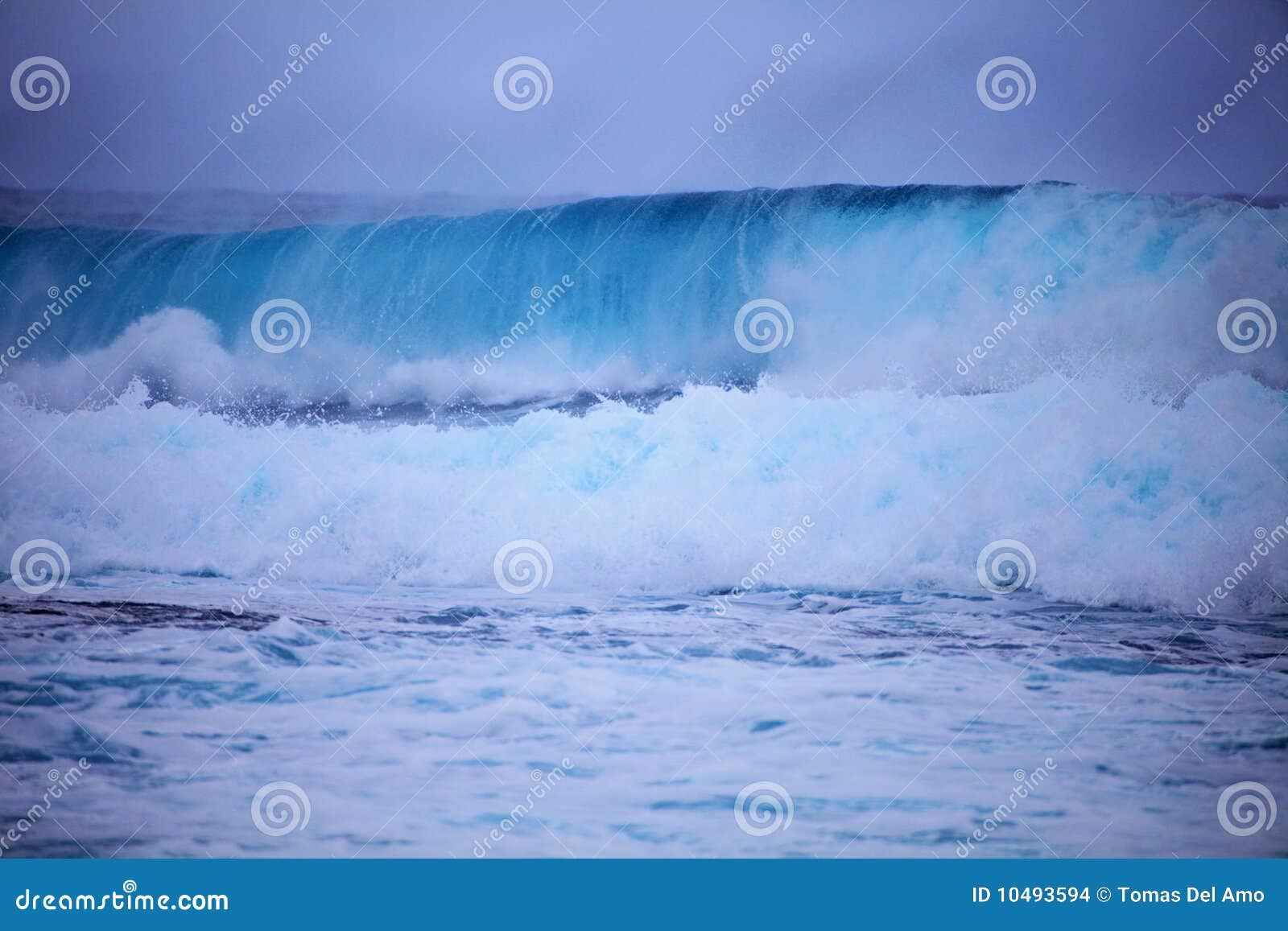 Storm Surf Surges Against Oahu Shore Stock Photo - Image of blue ...
