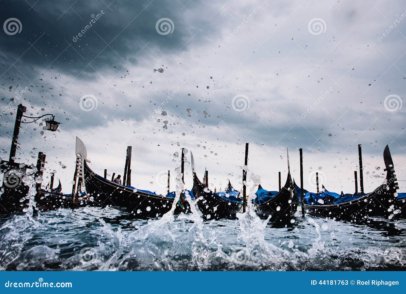 Storm in Venice stock image. Image of landscape, clouds - 44181763