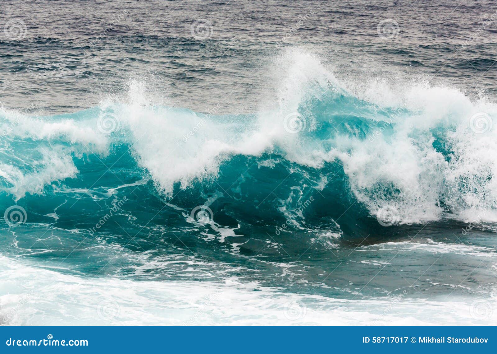 Storm Wave in the Mediterranean Sea Stock Image - Image of nature, high ...