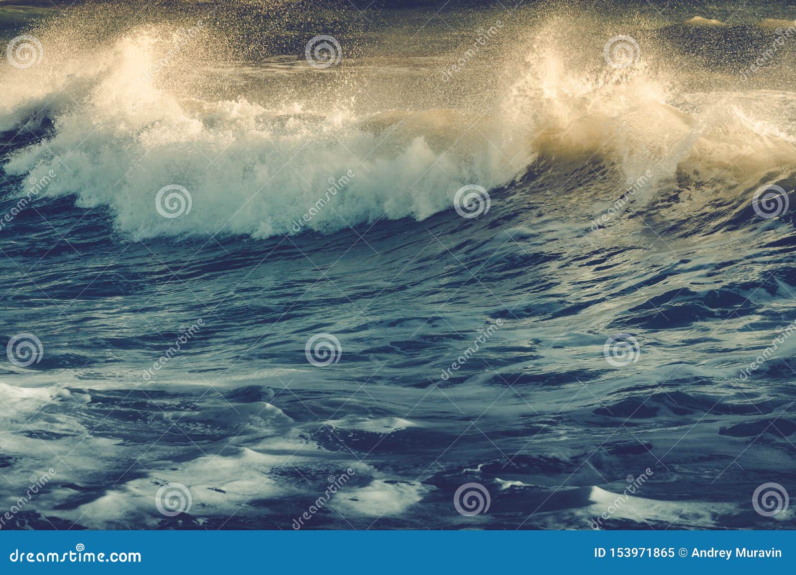 Storm at sea stock image. Image of storm, landscape - 153971865