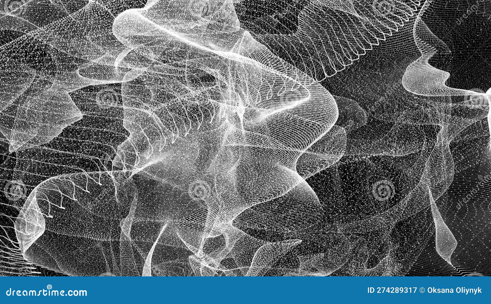A Storm Of White Particles On A Black Background Particle Tornado
