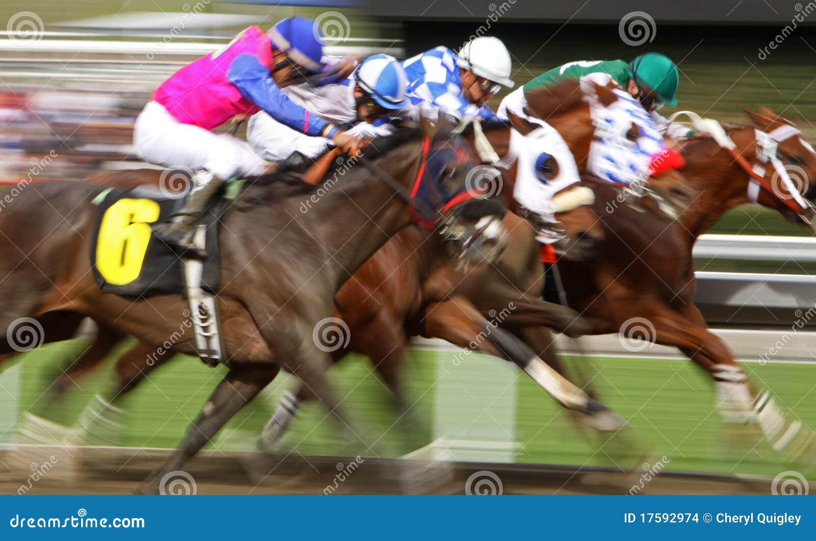 Storming Down the Homestretch Editorial Stock Image - Image of colorful ...