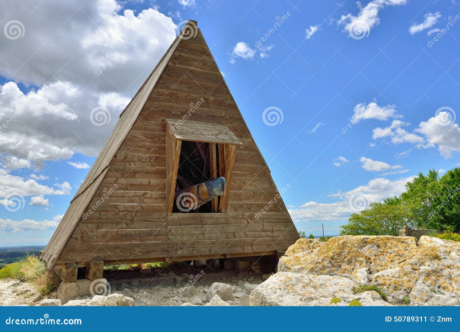 Stormram stock afbeelding. Image of houten, verdedigings - 50789311
