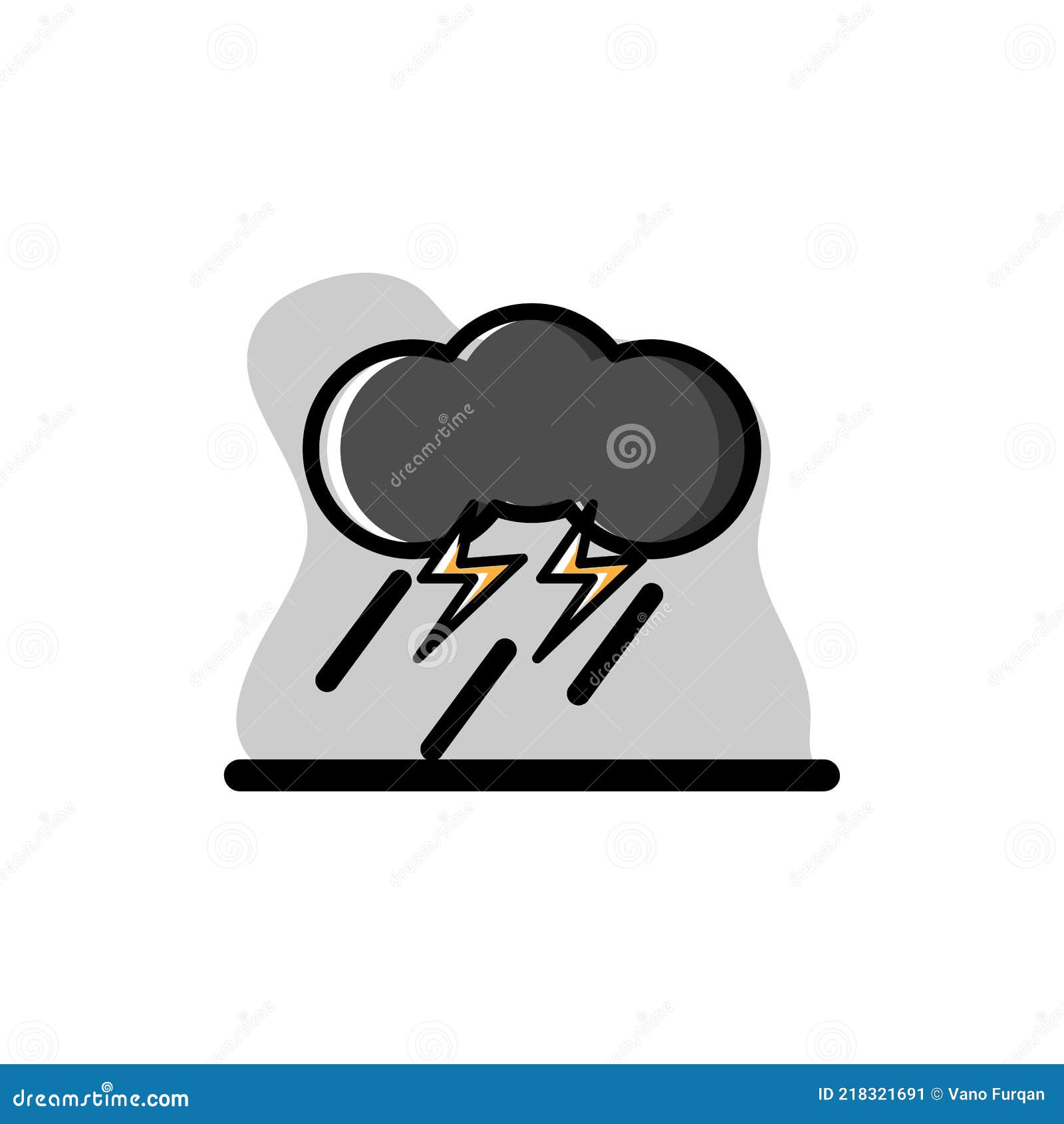 Storms Vector Conceptual Icon Illustration Design Stock Vector ...