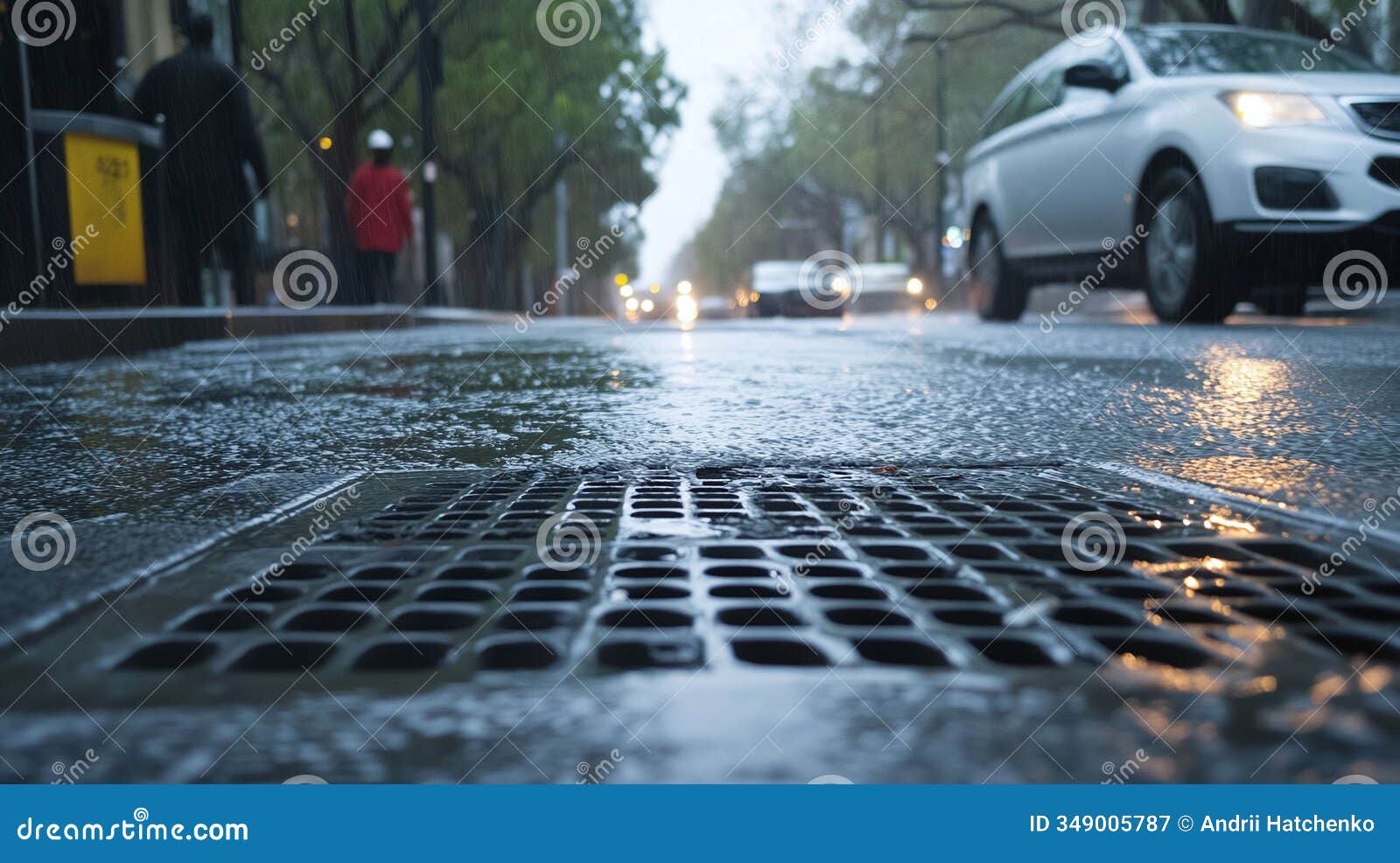 A Stormwater Drainage System Being Inspected By Engineers During ...