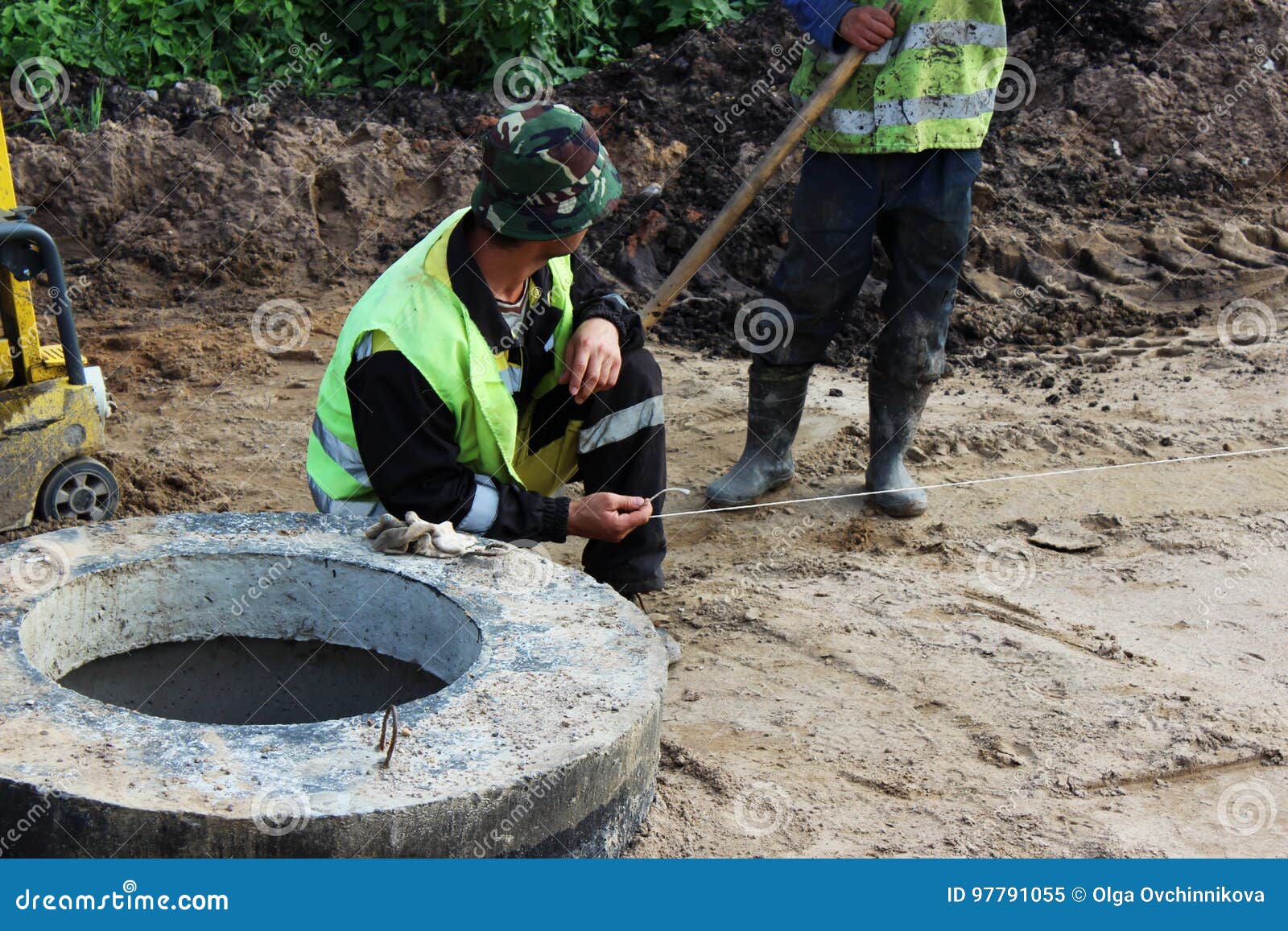 Stormwater Runoff, Open Hatch, Sand and Gravel during the Construction ...