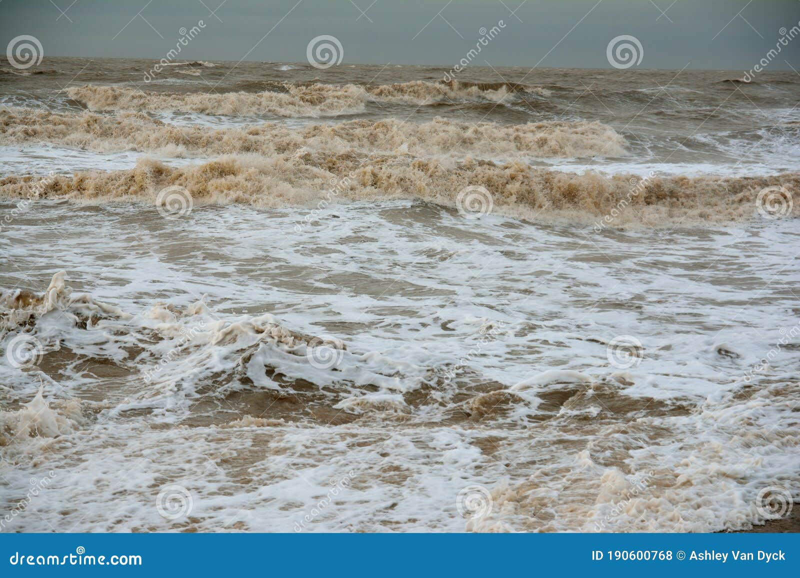 Stormy churned up sea stock photo. Image of crashing - 190600768