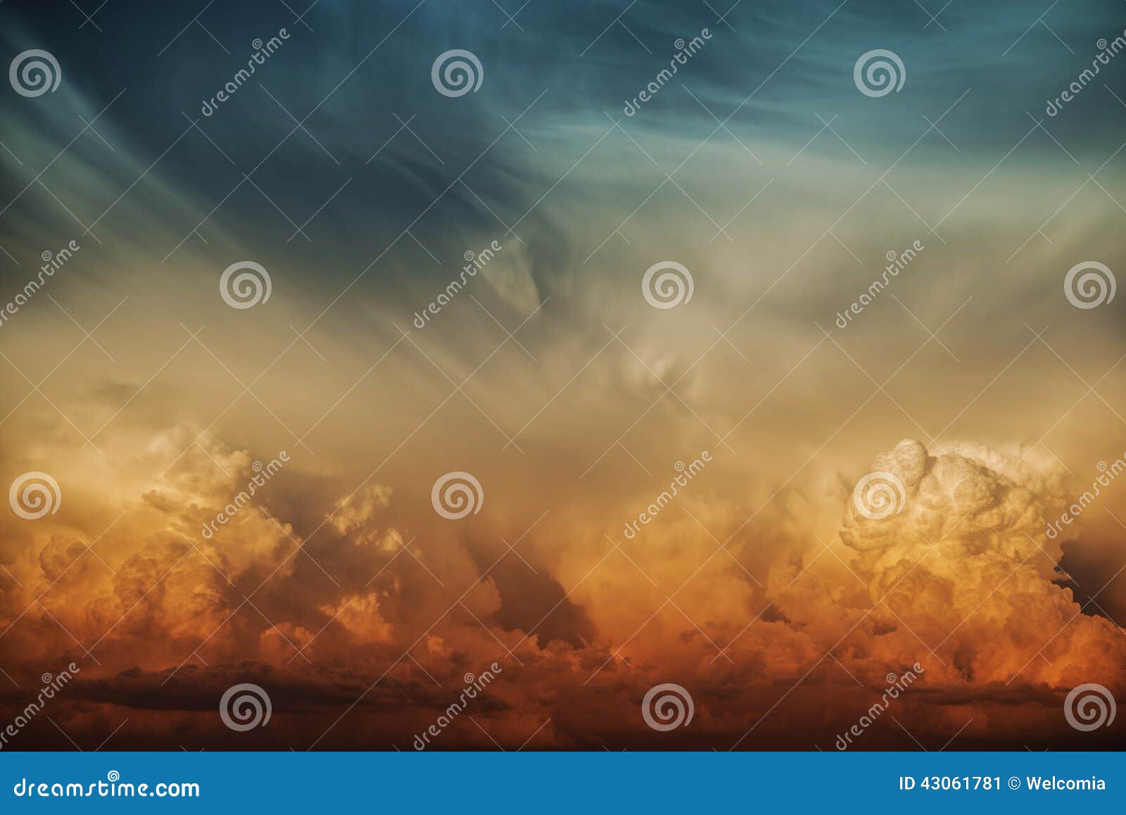 Stormy Cloud Nature Backdrop Stock Image - Image of evening, scenery ...