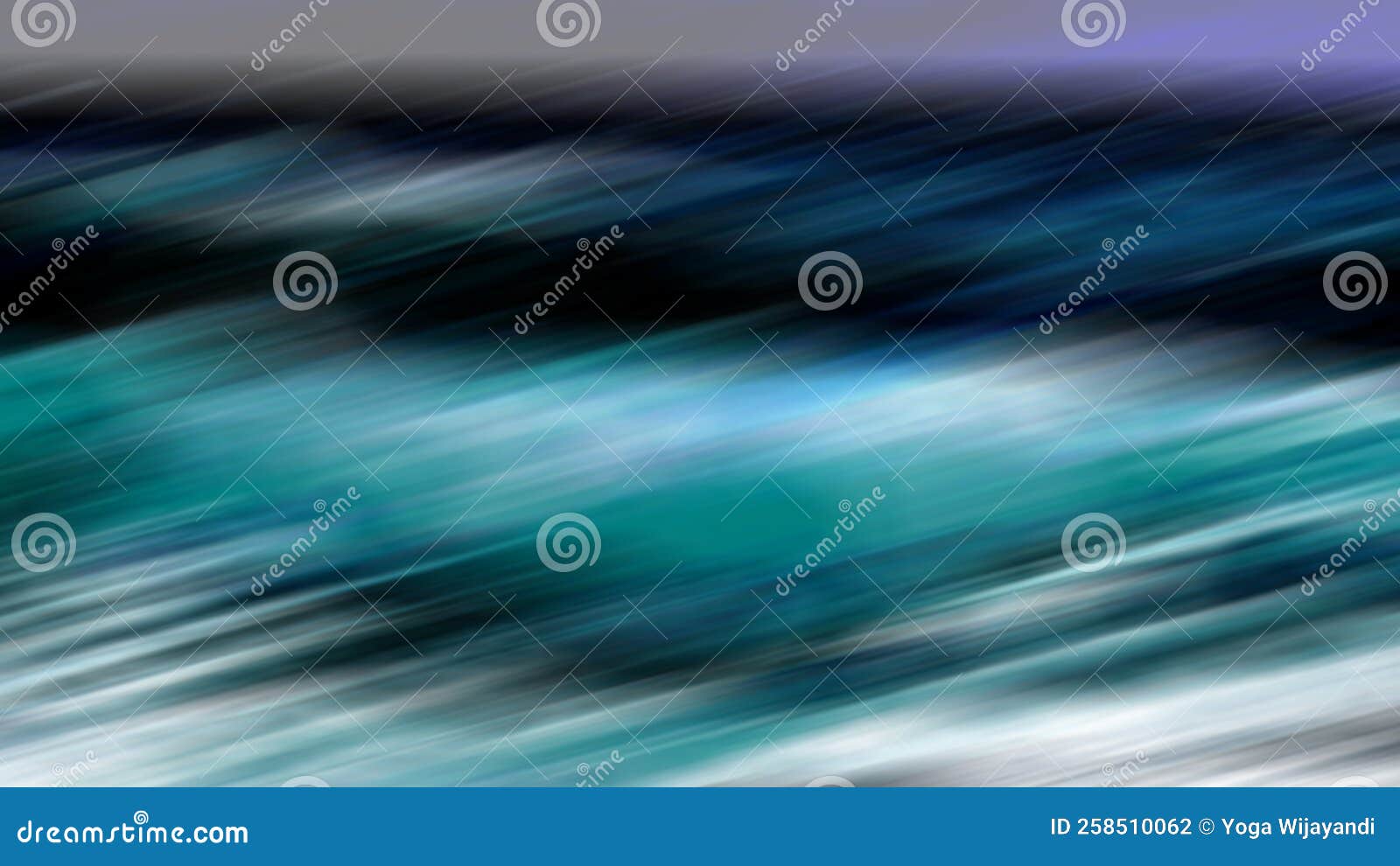 Abstract Stormy Day When The Storm Happened In The Sea For Background Stock Illustration