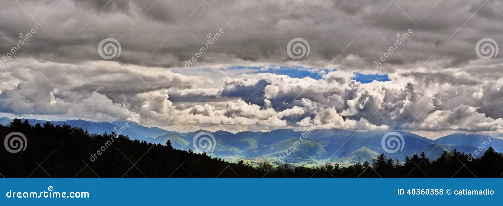Stormy mountain landscape stock photo. Image of nature - 40360358