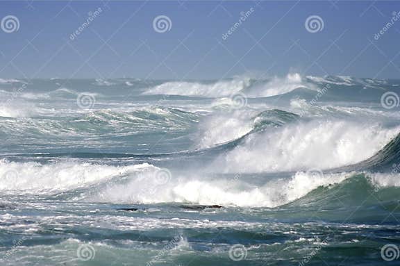 Stormy Ocean Breakers stock image. Image of breakers, marine - 3638999