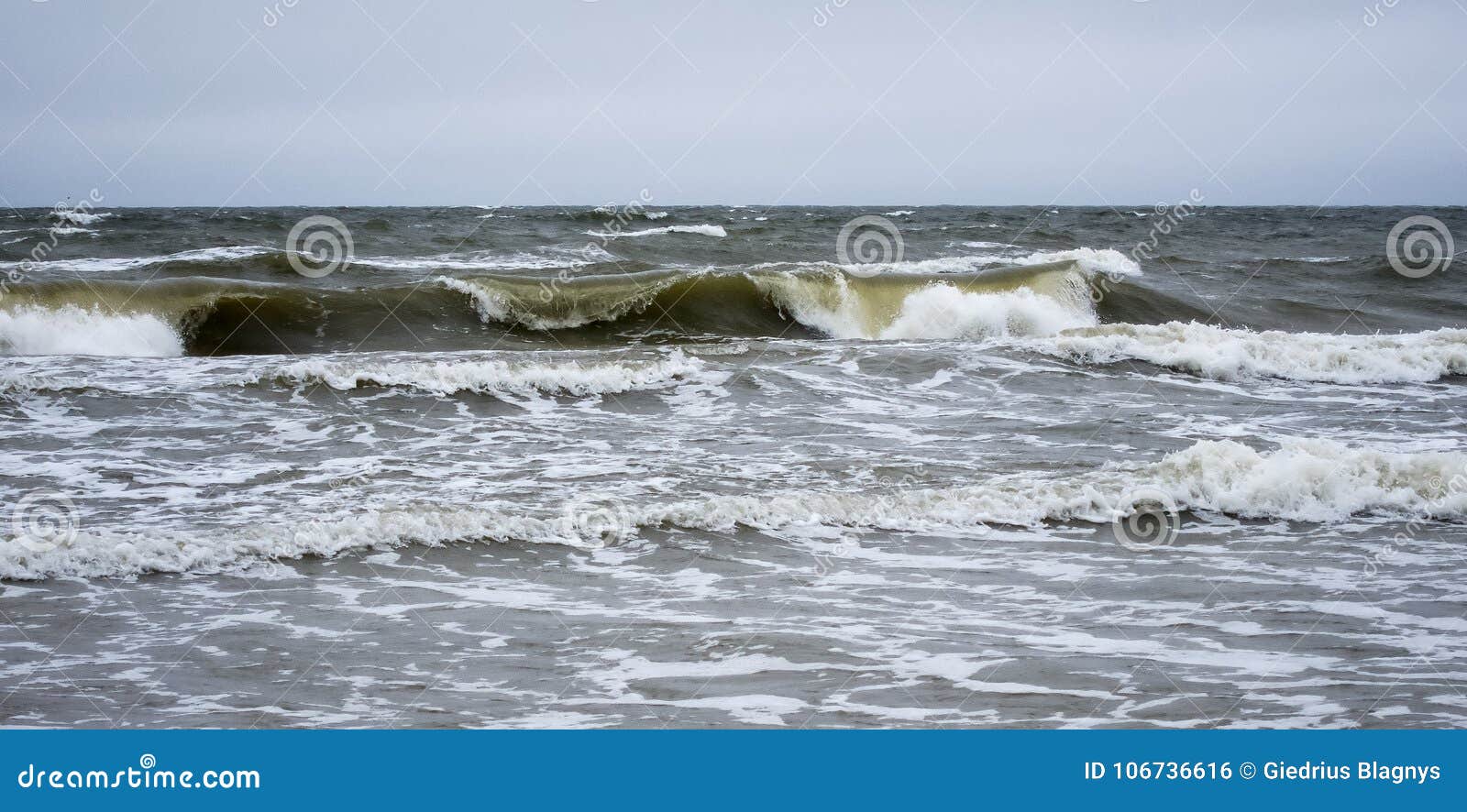 Stormy Seascape with the Wave Stock Photo - Image of beautiful, coast ...