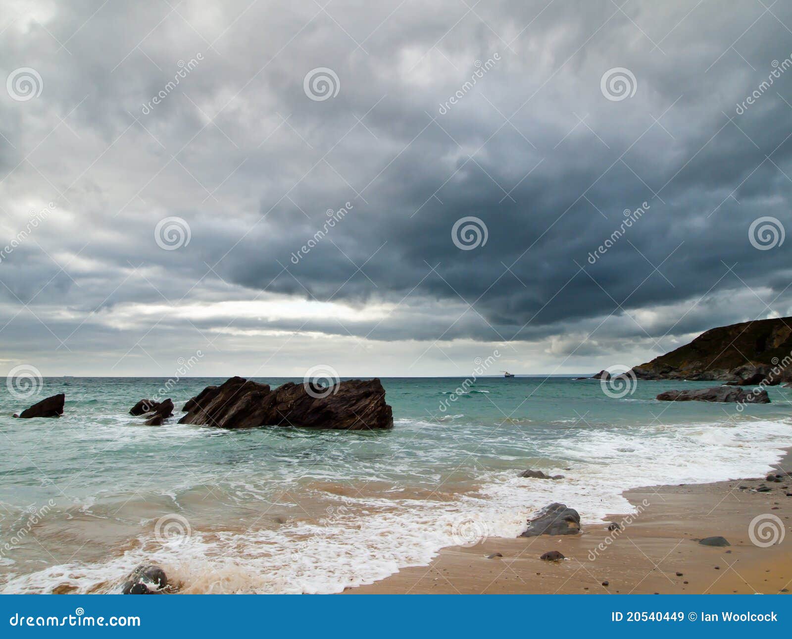 Stormy Sky stock image. Image of coastal, winter, overcast - 20540449