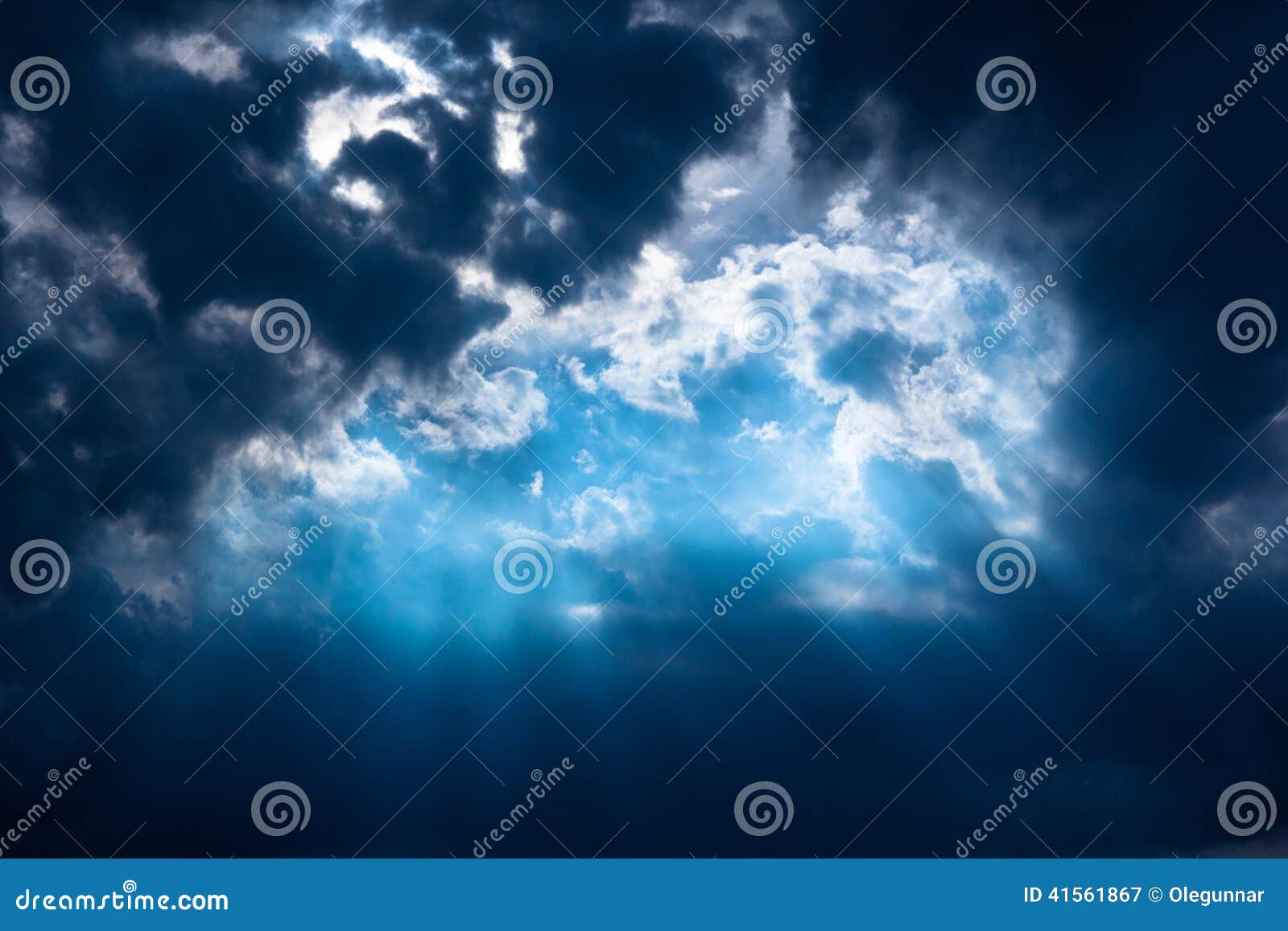 Stormy sky stock image. Image of cloudy, blue, shiny - 41561867