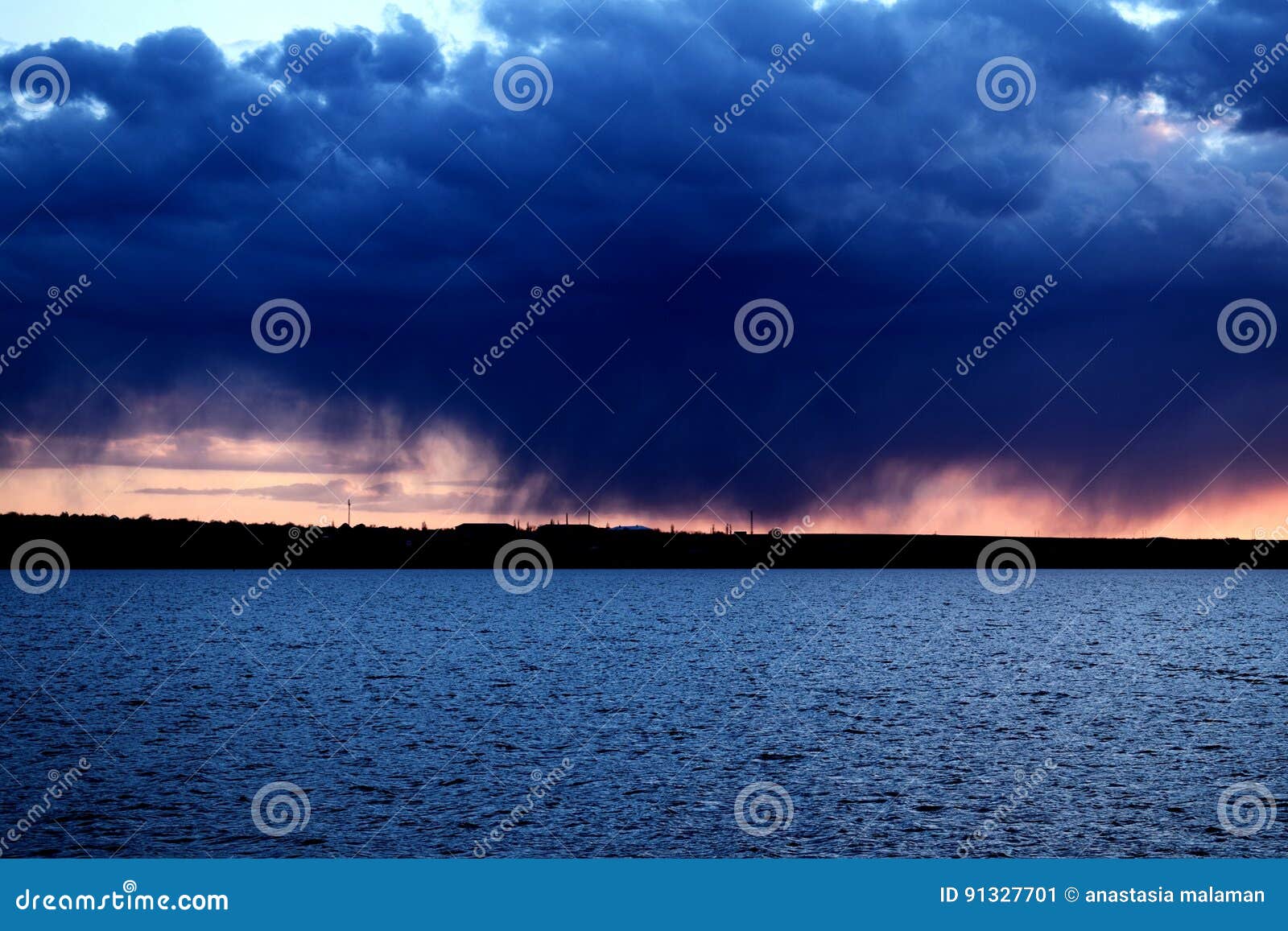Stormy sky after the rain stock image. Image of dramatic - 91327701