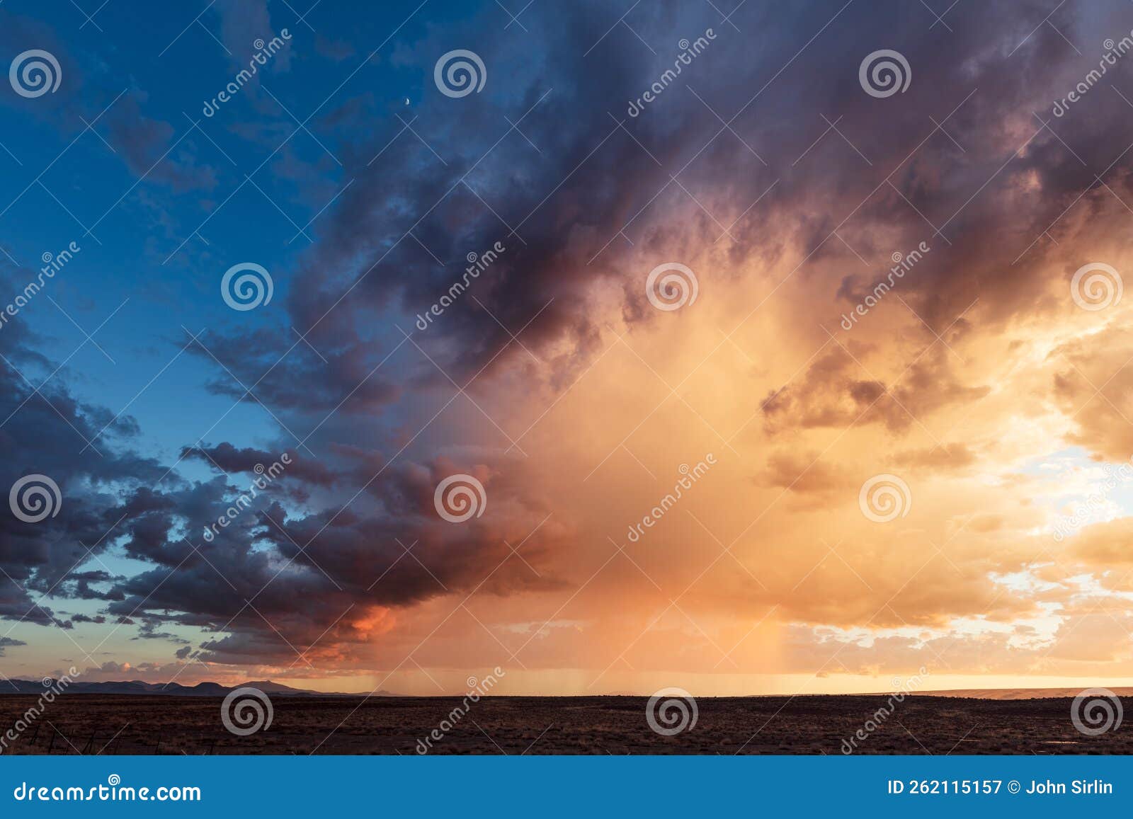 Stormy Sunset Sky with Dramatic Clouds and Ethereal Light Stock Image ...