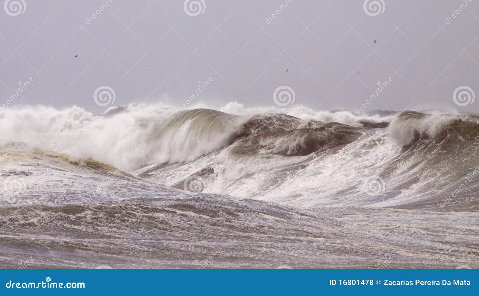 Stormy waves stock photo. Image of coast, horizon, shoreline - 16801478