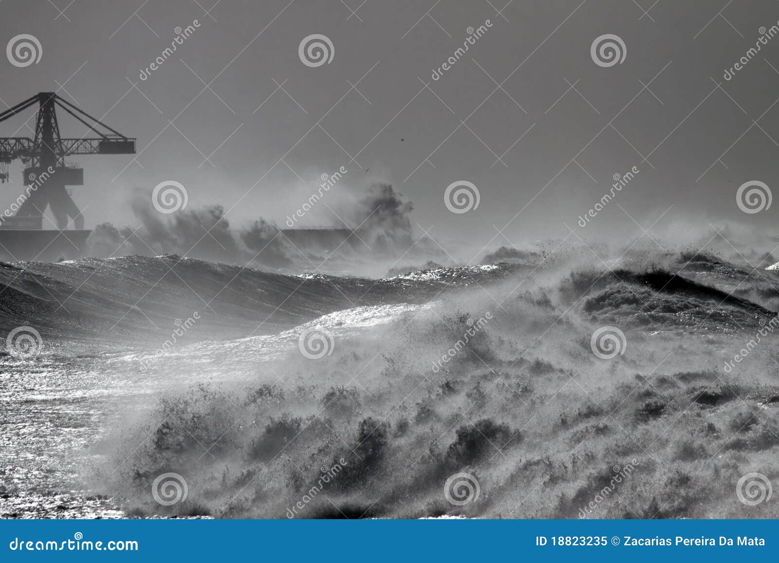 Stormy waves stock image. Image of atlantic, horizon - 18823235