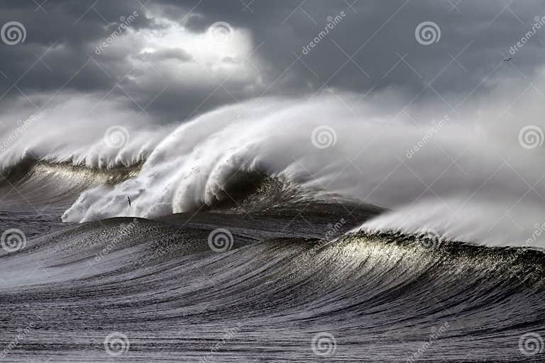 Stormy waves stock image. Image of beach, danger, atlantic - 24103835