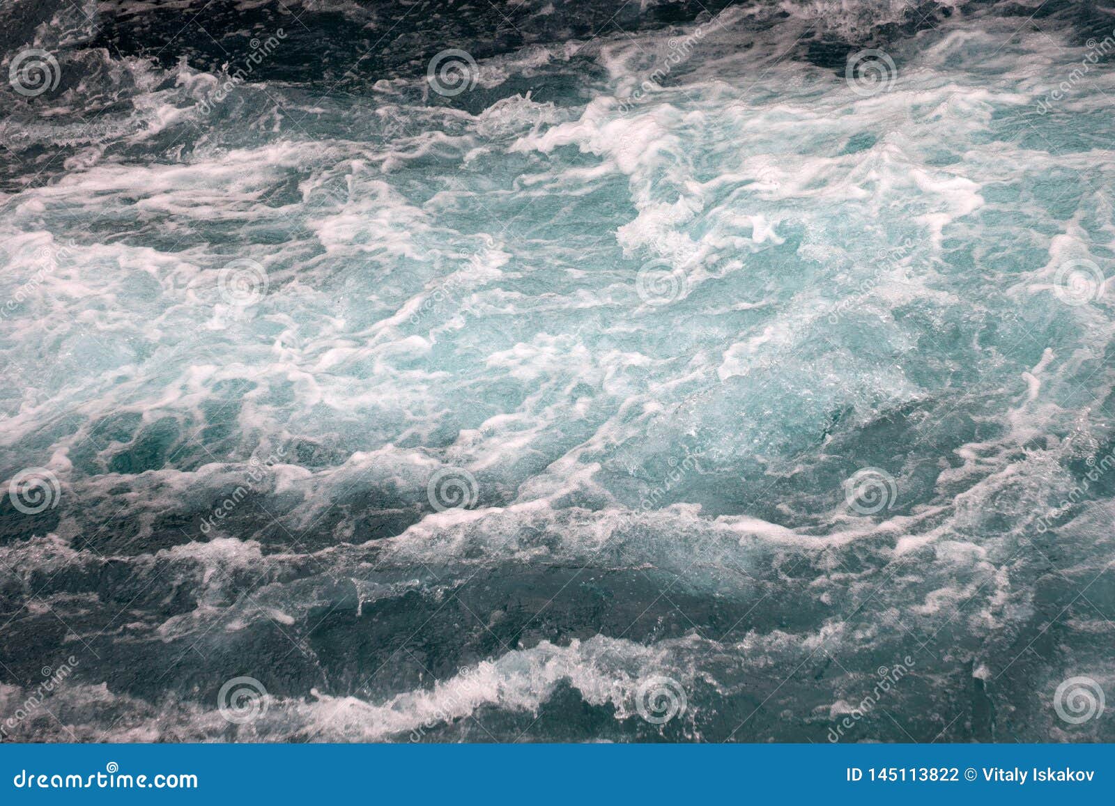 Stormy Waves Floating Heaven Magic Mystical Nobody Stock Photo - Image ...