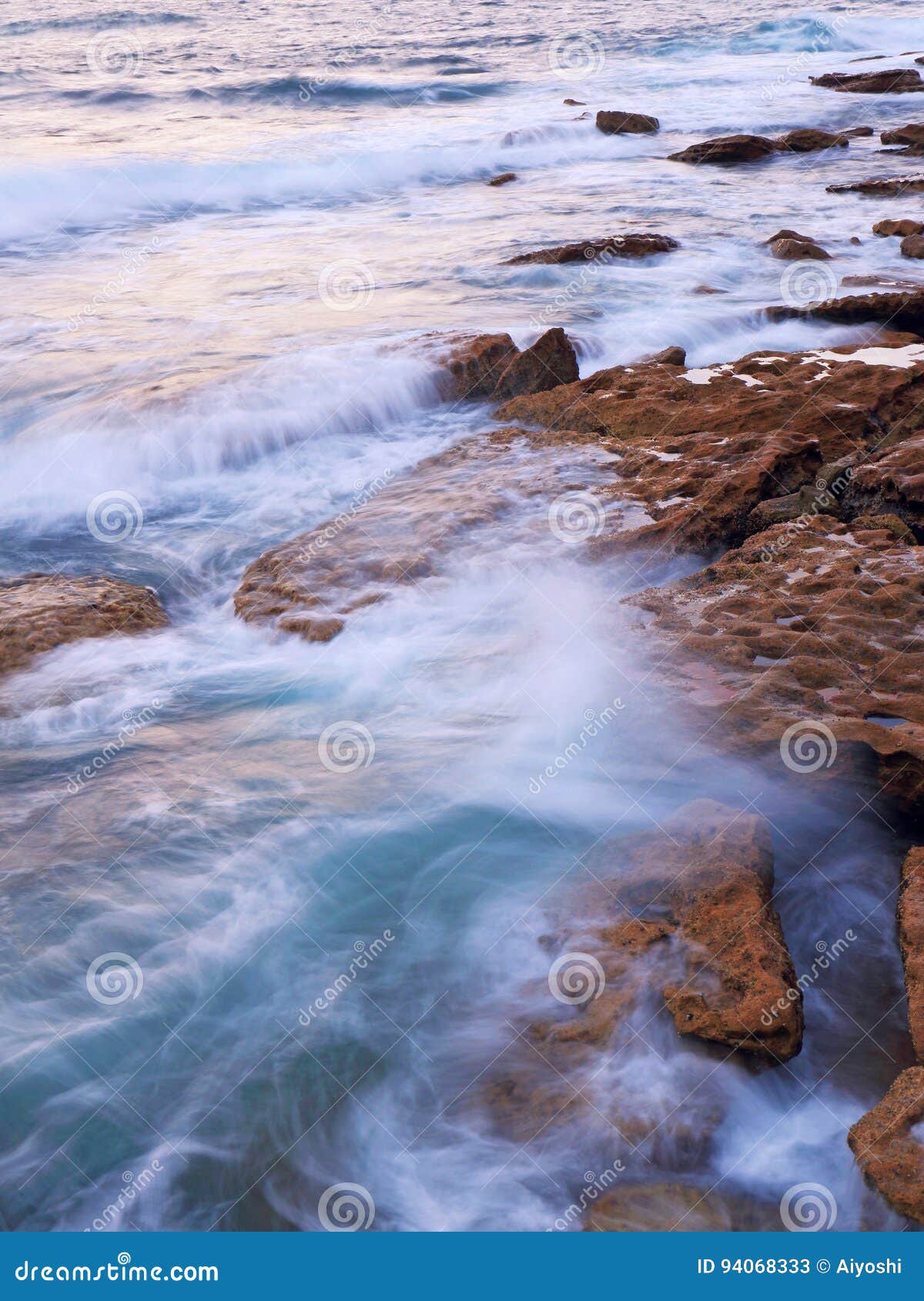 Stormy waves stock image. Image of rocks, flowing, blue - 94068333
