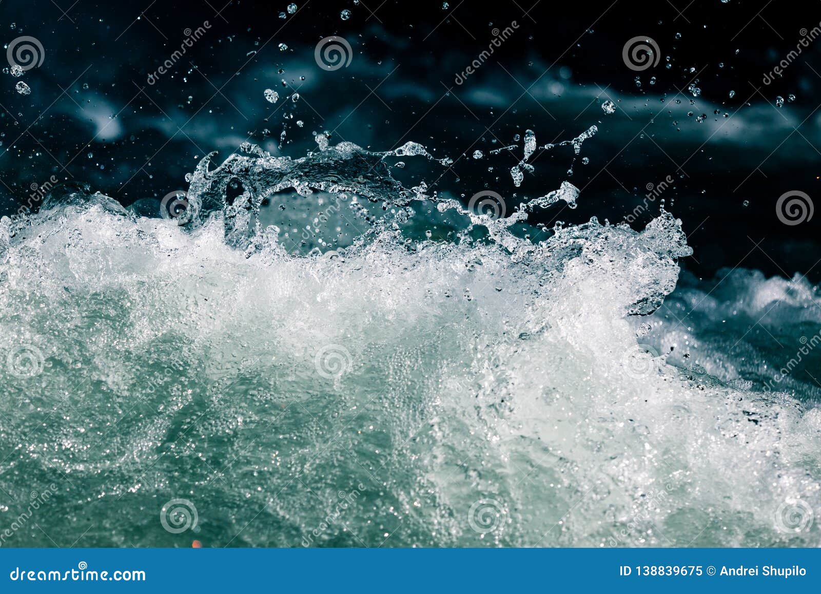 Stormy Waves in the Ocean As a Background Stock Image - Image of rough ...