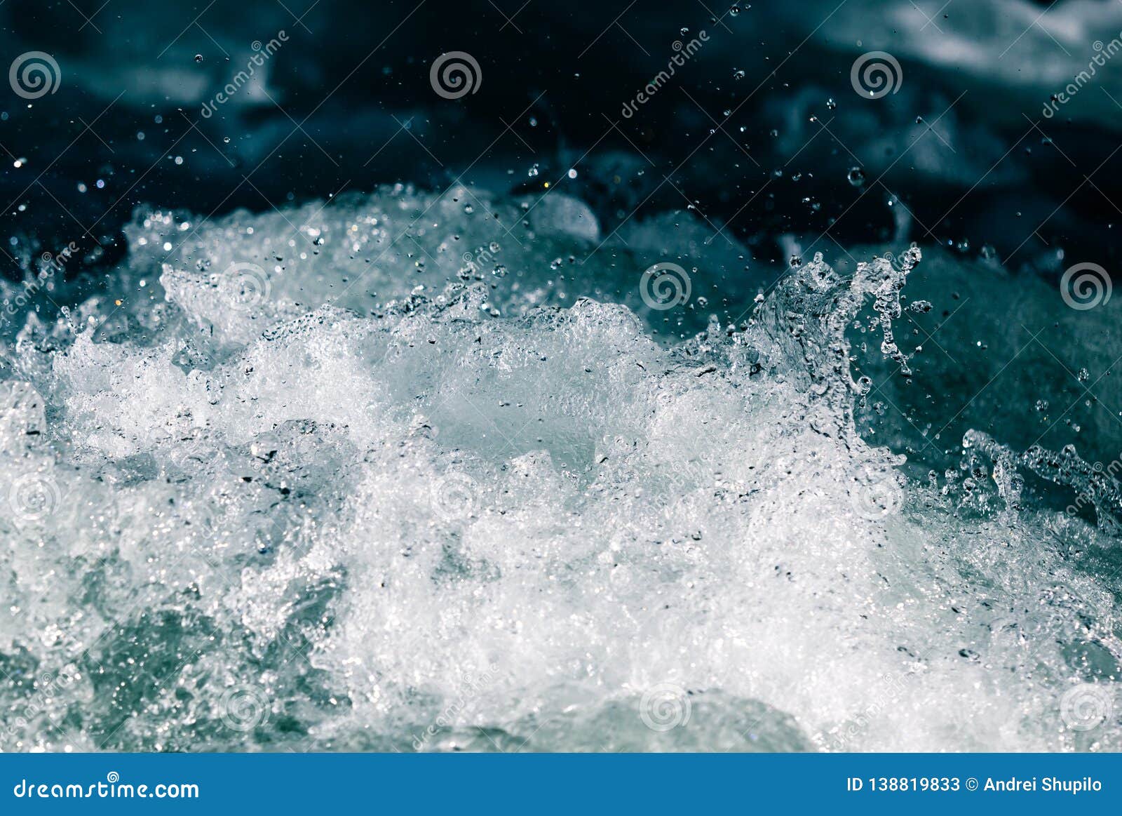 Stormy Waves in the Ocean As a Background Stock Image - Image of nature ...