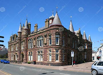 Stornoway town hall stock photo. Image of western, exterior - 1468042