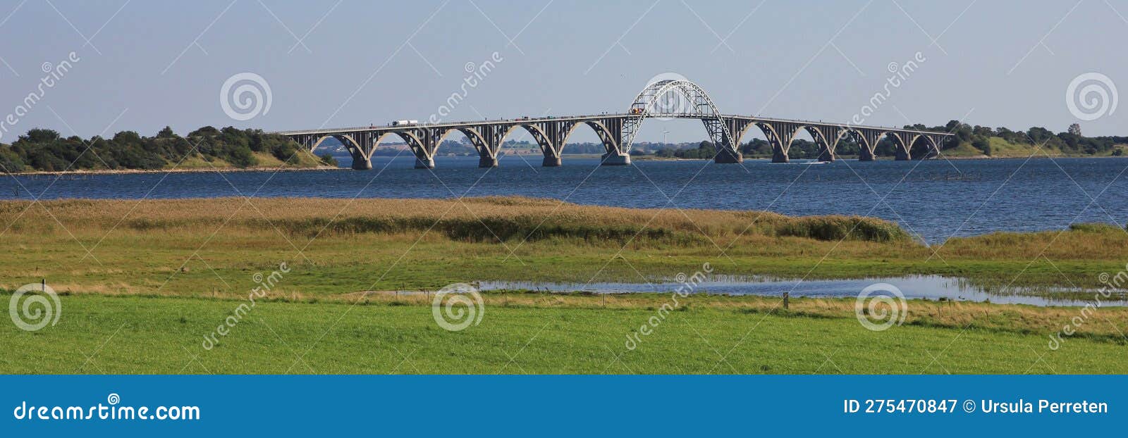 Storstroemsbroen. Bridge in Denmark Stock Image - Image of europe, road ...