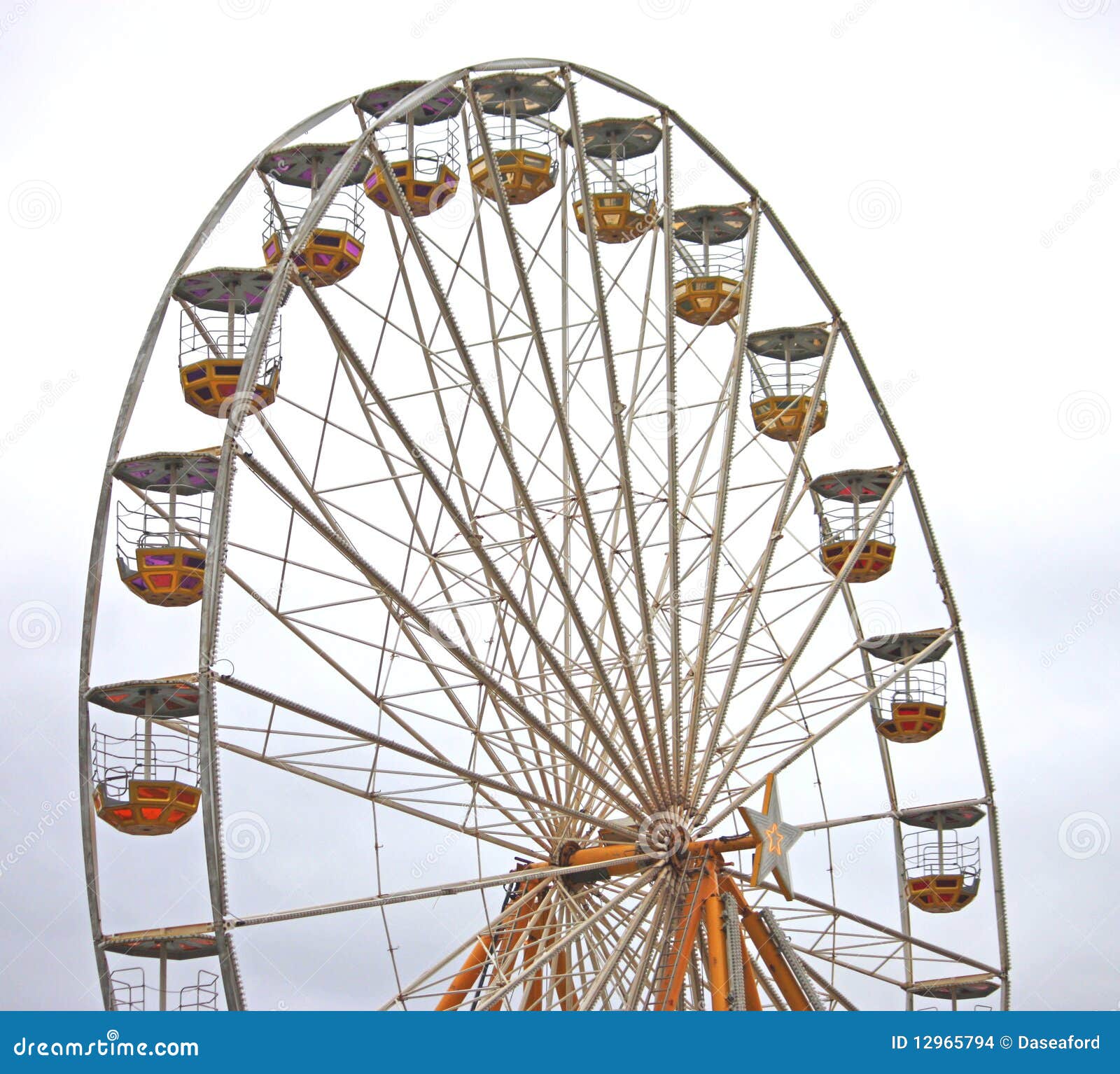Stort hjul arkivfoto. Bild av sund, munterhet, attractor - 12965794