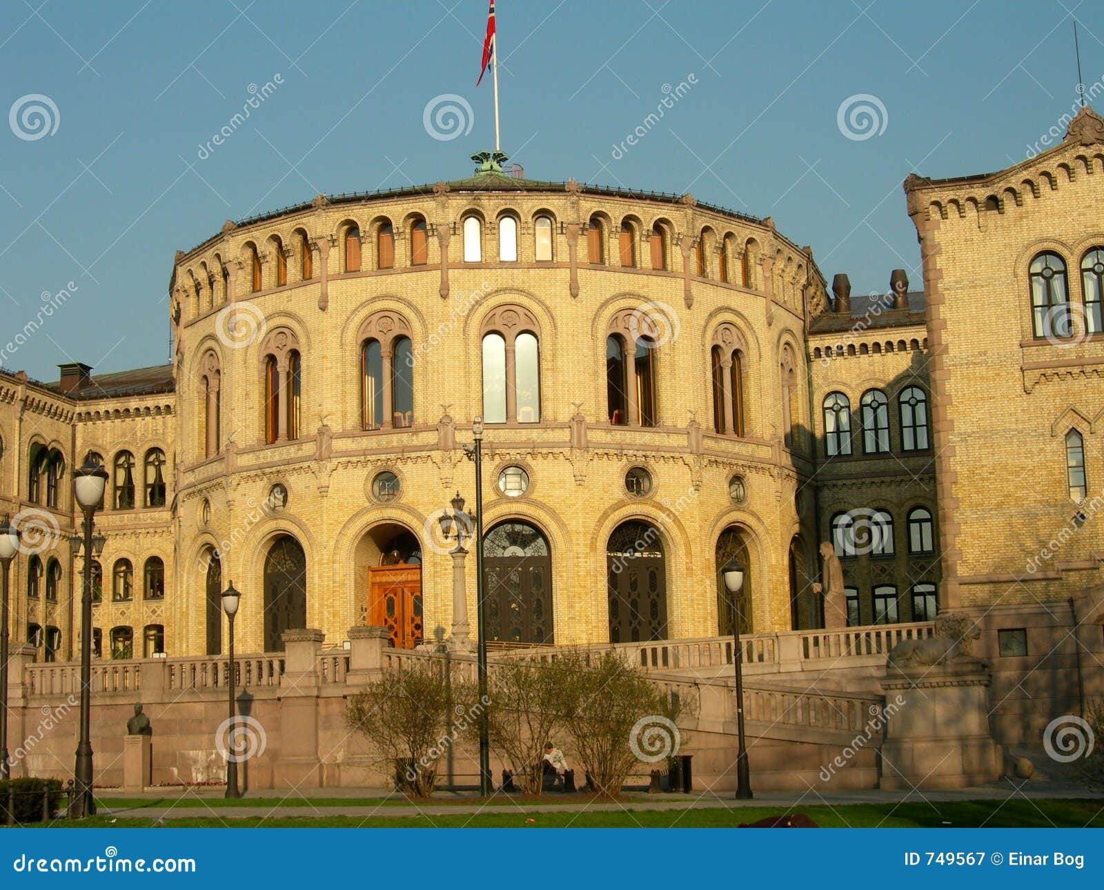 Stortinget stock image. Image of house, nordic, architecture - 749567