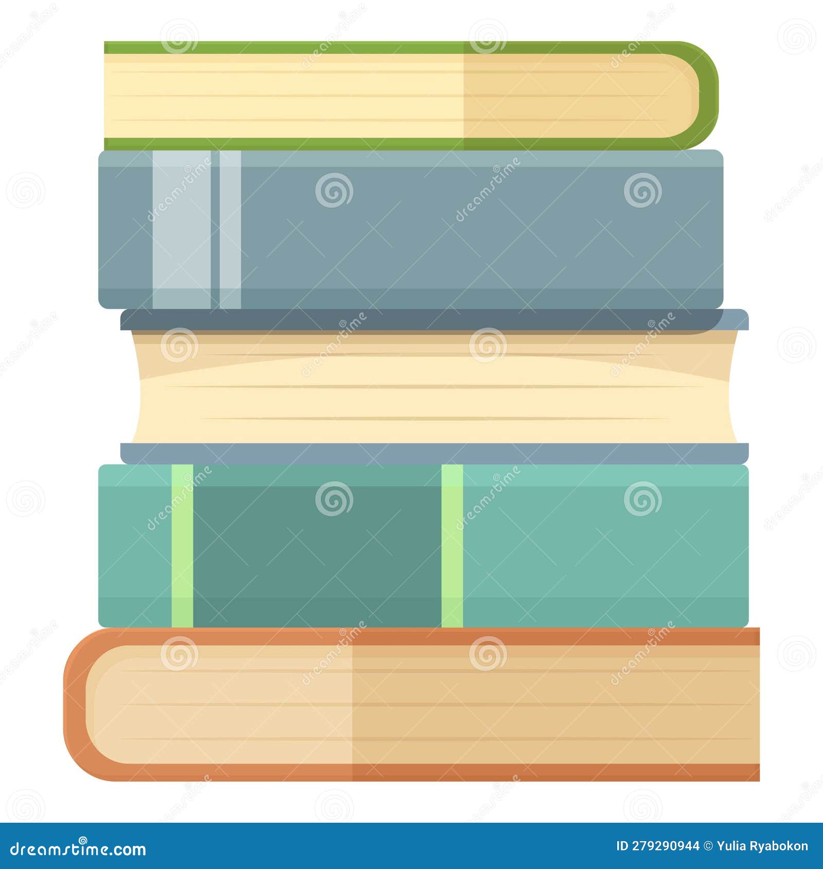 Story Books Icon Cartoon Vector. Book Study Stock Vector - Illustration ...